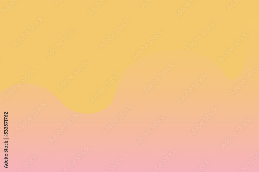 pastel yellow and pink background with free space Stock Illustration ...