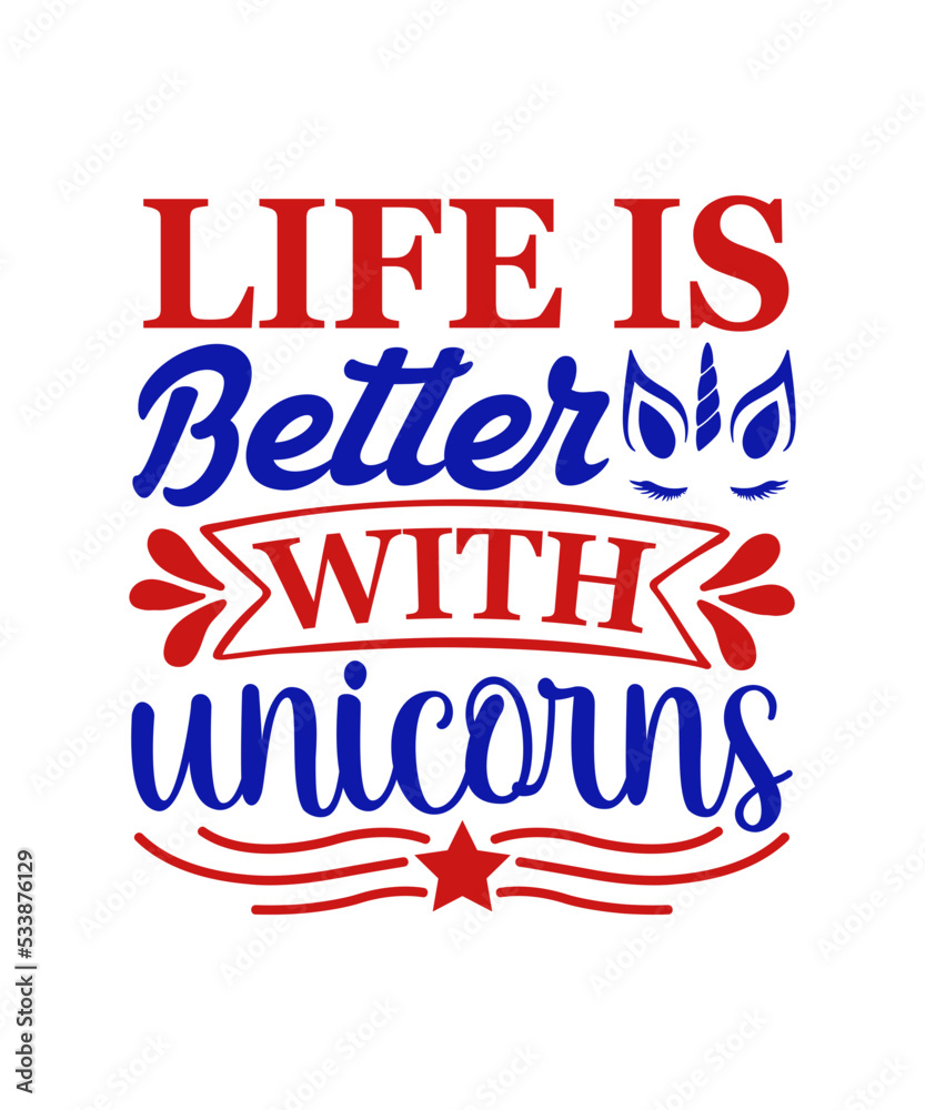 Life is better with unicorns SVG, Unicorn, Unicorn SVG, Unicorn PNG ...