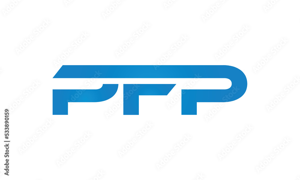 PFP monogram linked letters, creative typography logo icon Stock Vector ...