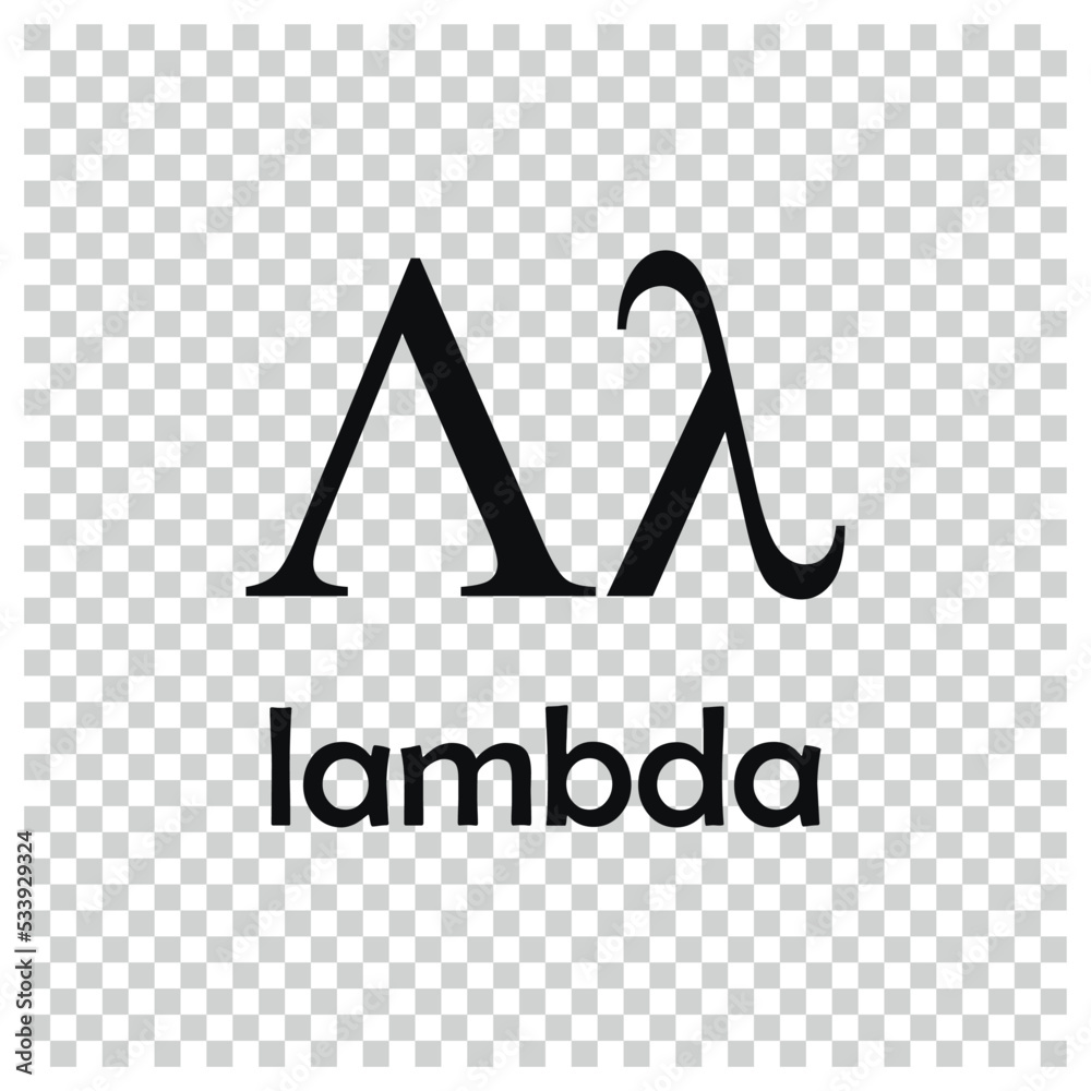 Simple lambda. The Greek alphabet has been used to write the Greek ... Simple lambda. The Greek alphabet has been used to write the Greek ...