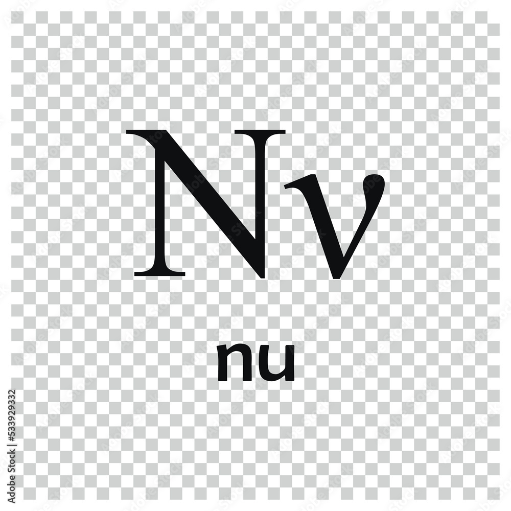 Simple nu. The Greek alphabet has been used to write the Greek language ...
