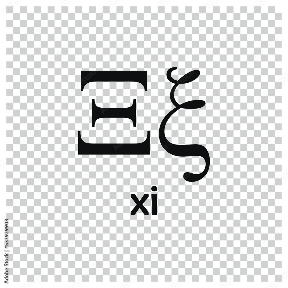 Simple xi. The Greek alphabet has been used to write the Greek language since the late 9th or ...