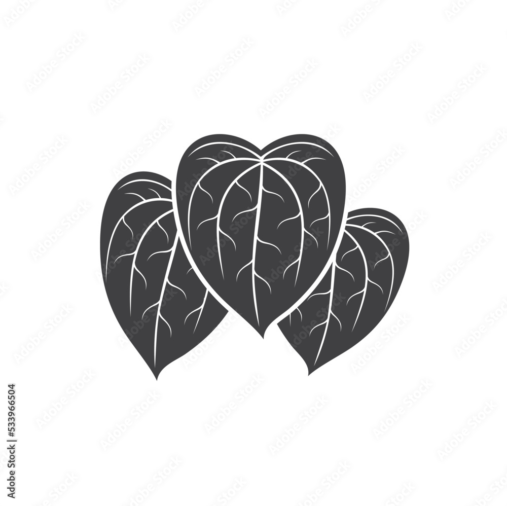 illustration of betel leaf, vector art. Stock Vector | Adobe Stock