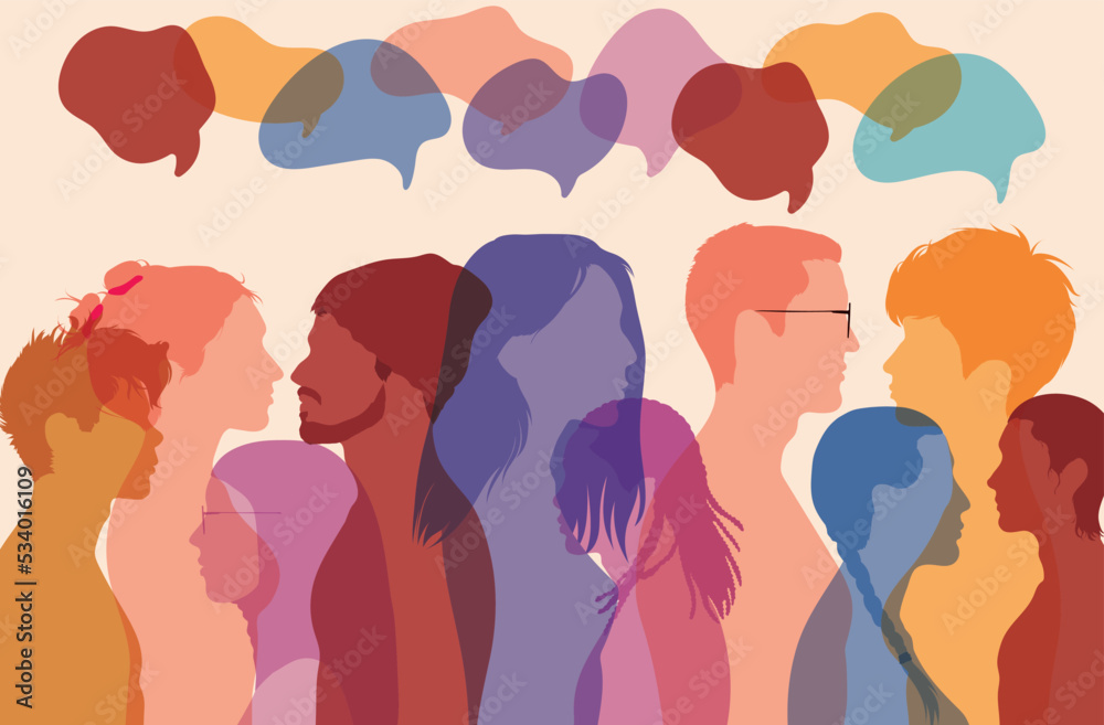 Multiethnic communication. Confusion and disorganisation. Globalisation ...