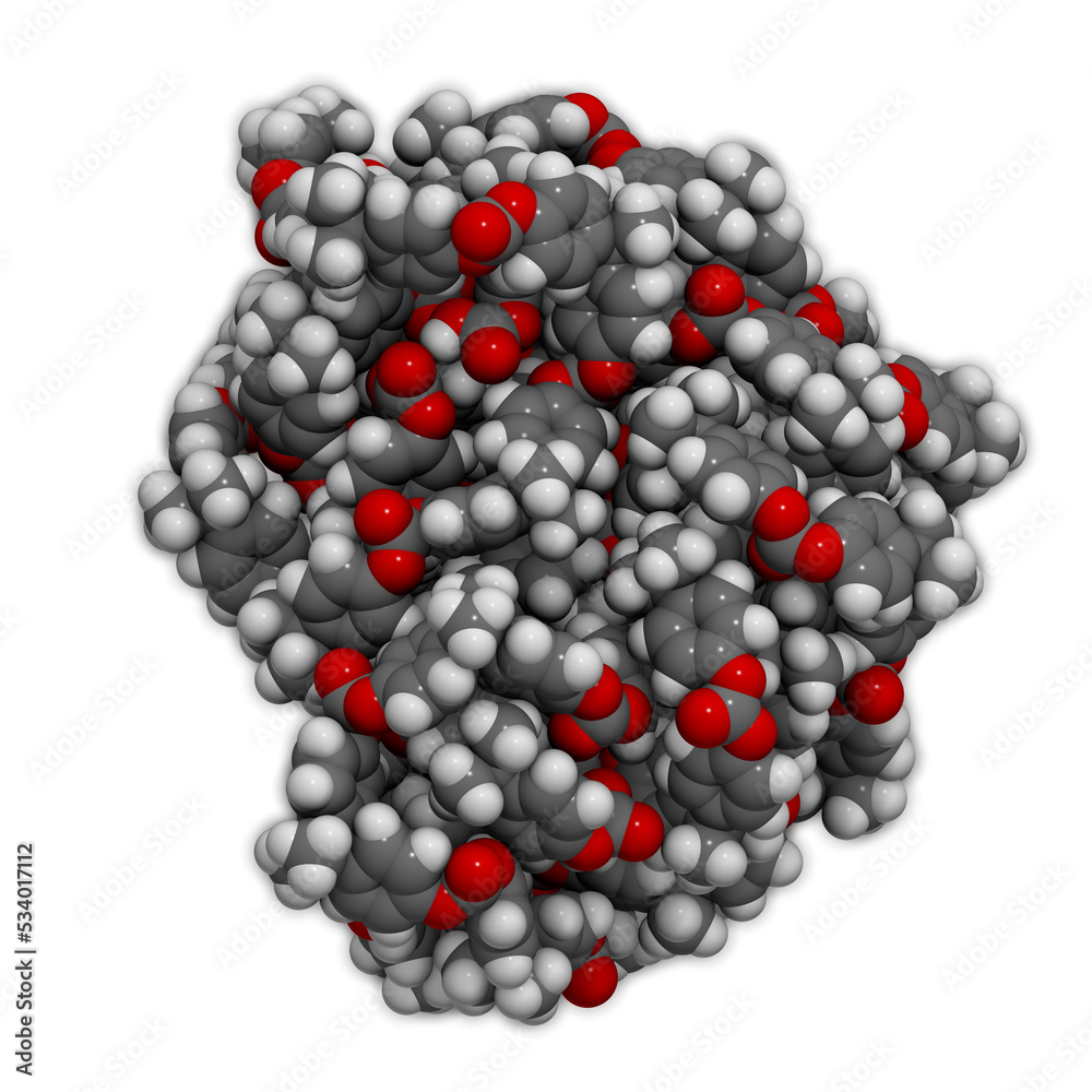 Polycarbonate (PC) plastic, chemical structure. Made from phosgene and ...