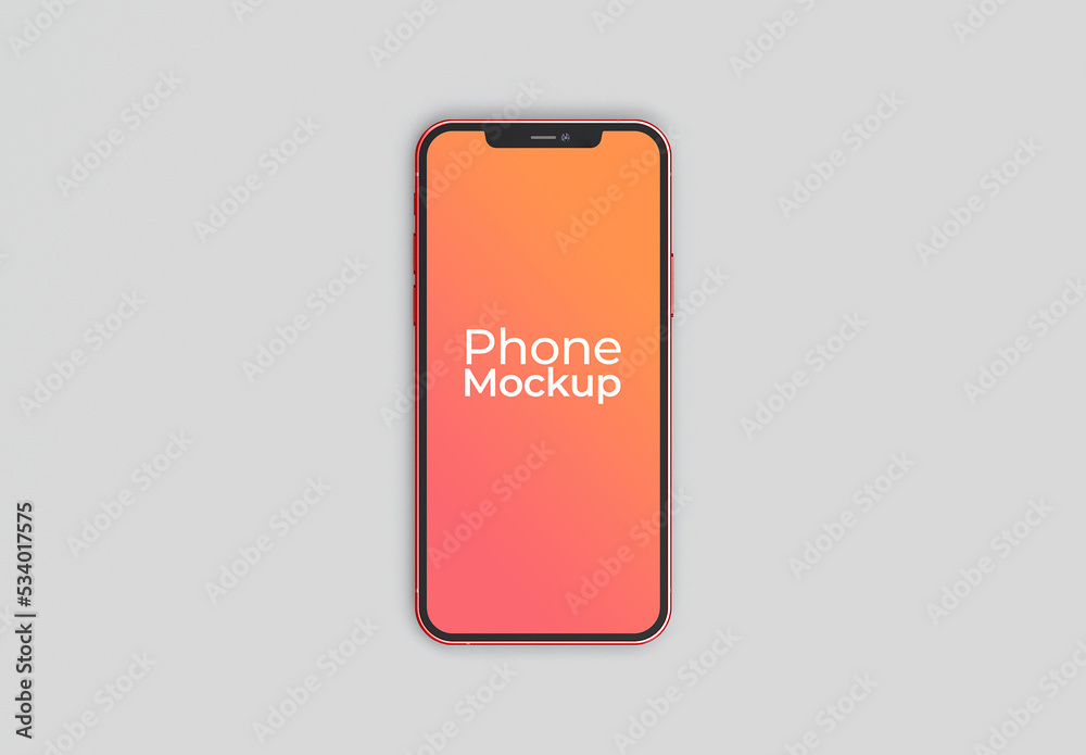 Top View Phone Mockup Stock Template | Adobe Stock