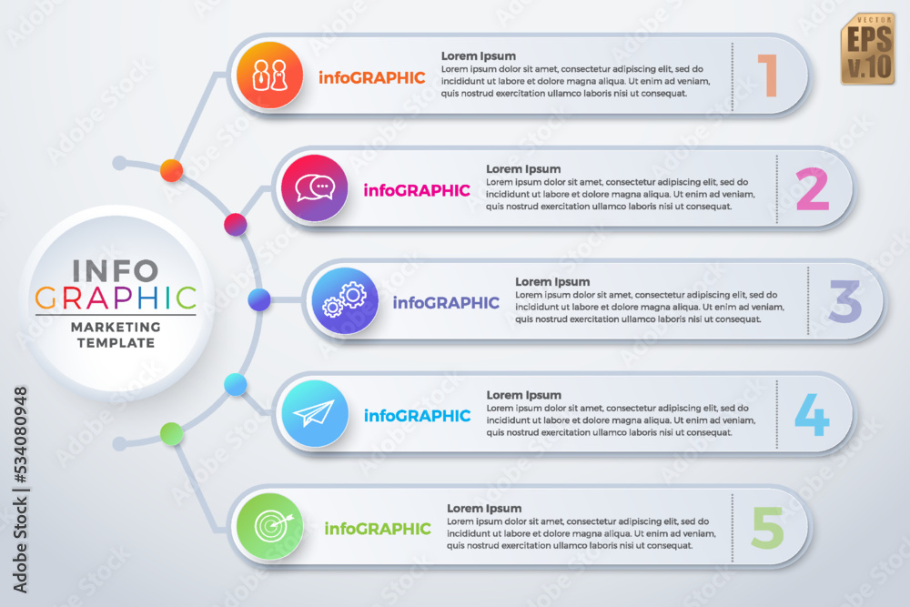 Infographic Print Ad Template