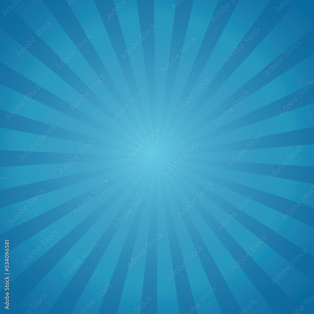 sunbrust light blue background, Good for banners, posters, anything ...