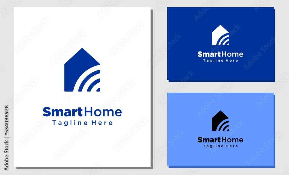 smart home logo design symbol. great logos for your business. vector ...