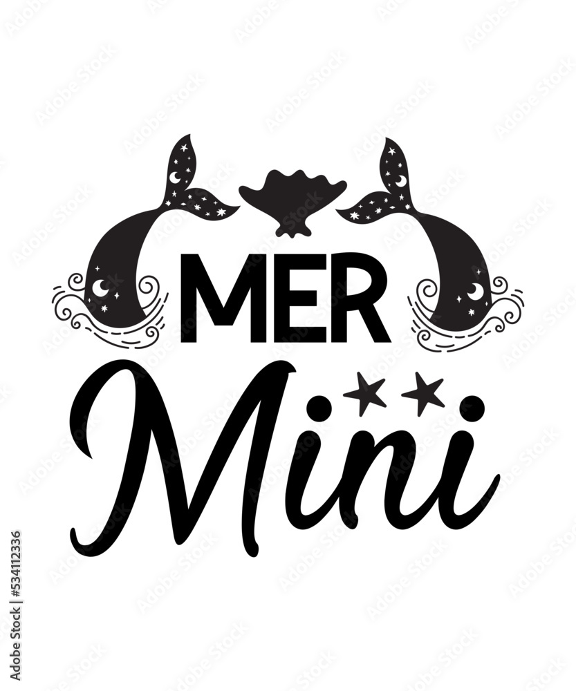 Mermaid Svg Bundle,Mermaid Svg,Give Me Vitamin Sea Svg,Birthday Girl ...