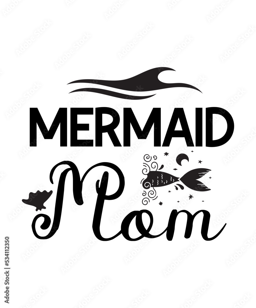 Mermaid Svg Bundle,Mermaid Svg,Give Me Vitamin Sea Svg,Birthday Girl ...