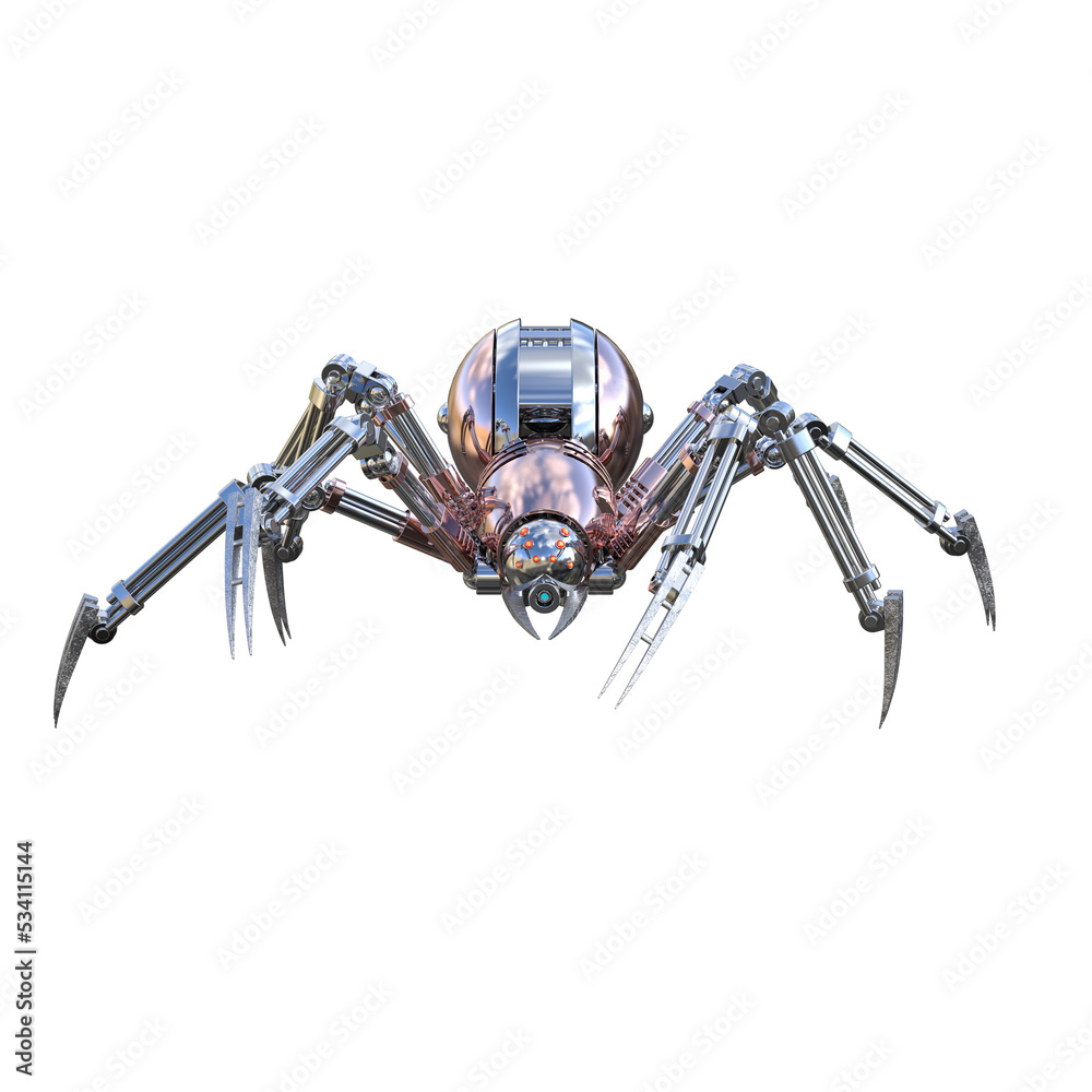 Mechanical Spider Artificial Intelligence. High resolution image ...