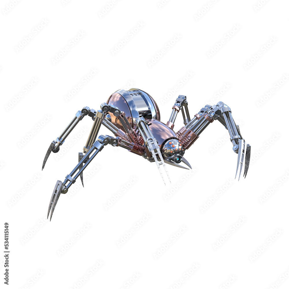 Mechanical Spider Artificial Intelligence. High resolution image ...
