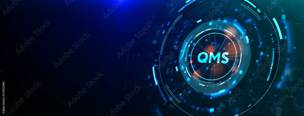 Quality management system business and industrial technology concept ...