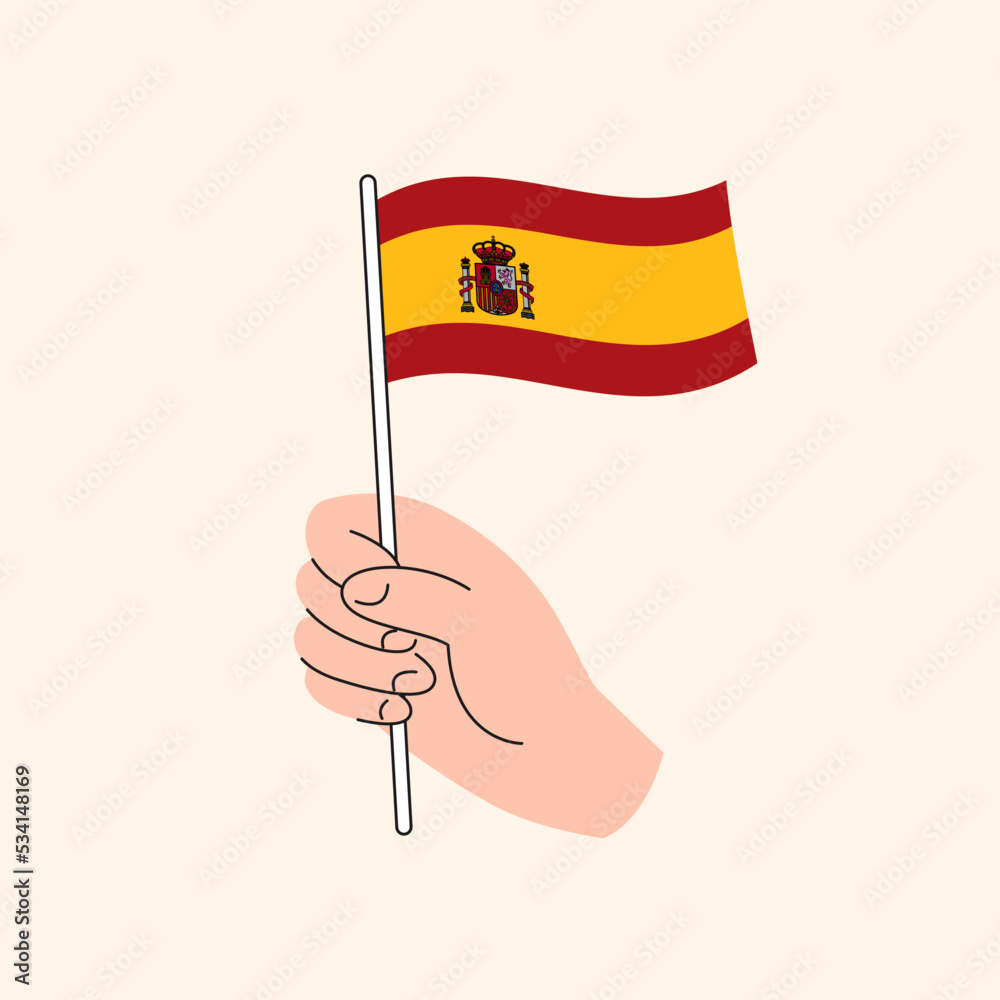 Spanish Flag Clipart