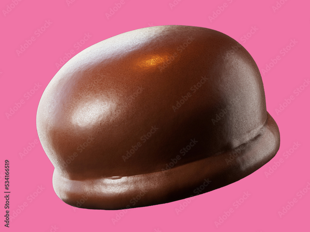 Choco pie. Chocolate coated biscuits with marshmallow Stock ...