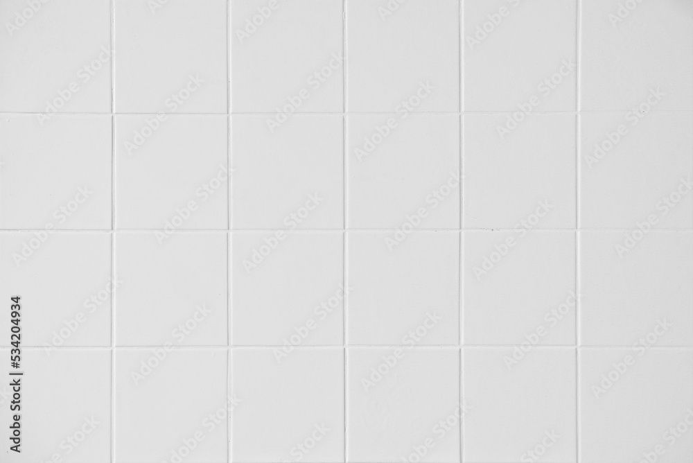 white wall tiles bathroom kitchen texture background Stock Photo | Adobe Stock