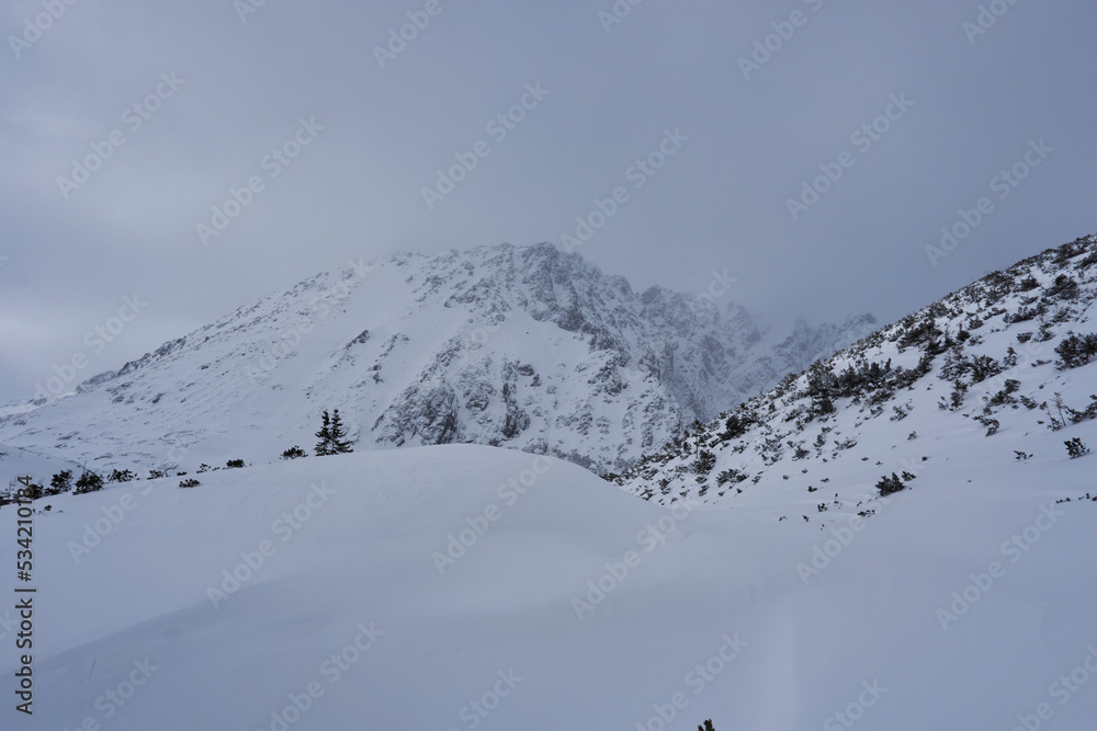 Winter landscape of "Orla Perc", Five Polish Ponds Valley "Dolina ...
