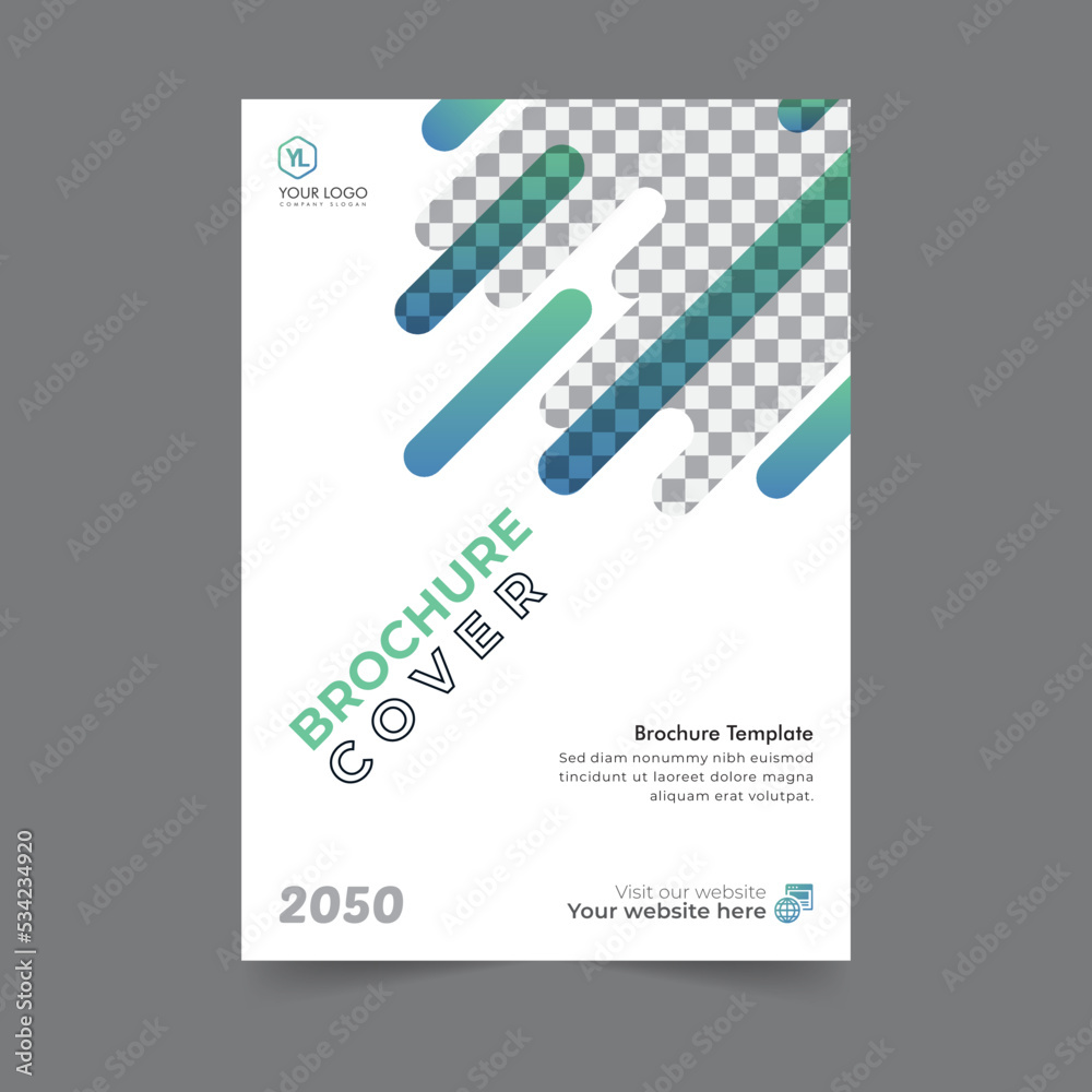 Business brochure cover annual report cover, book cover or flyer design ...
