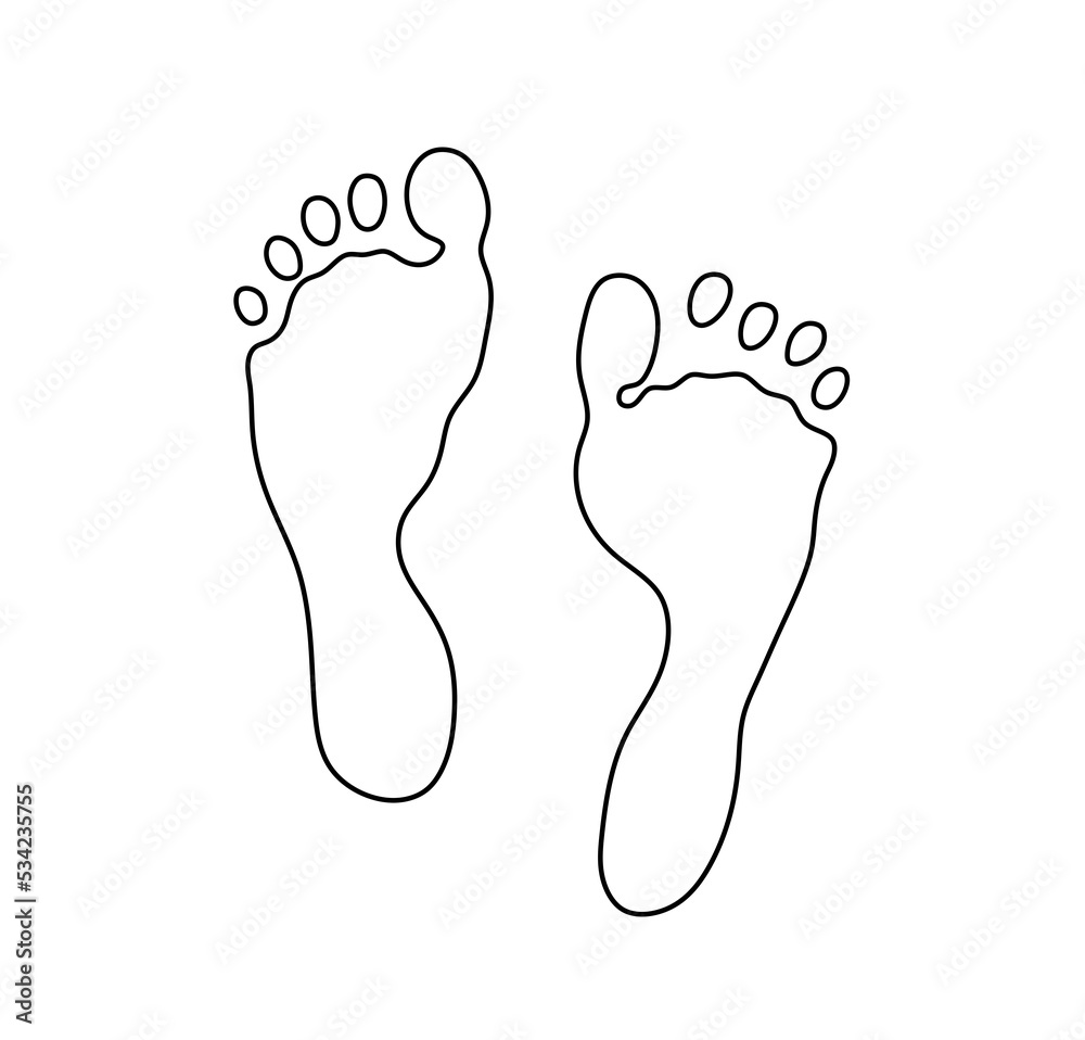Easy Feet Drawing