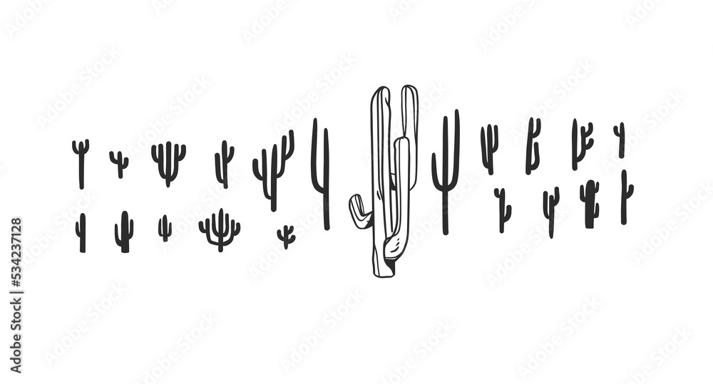 Western Cactus Clip Art