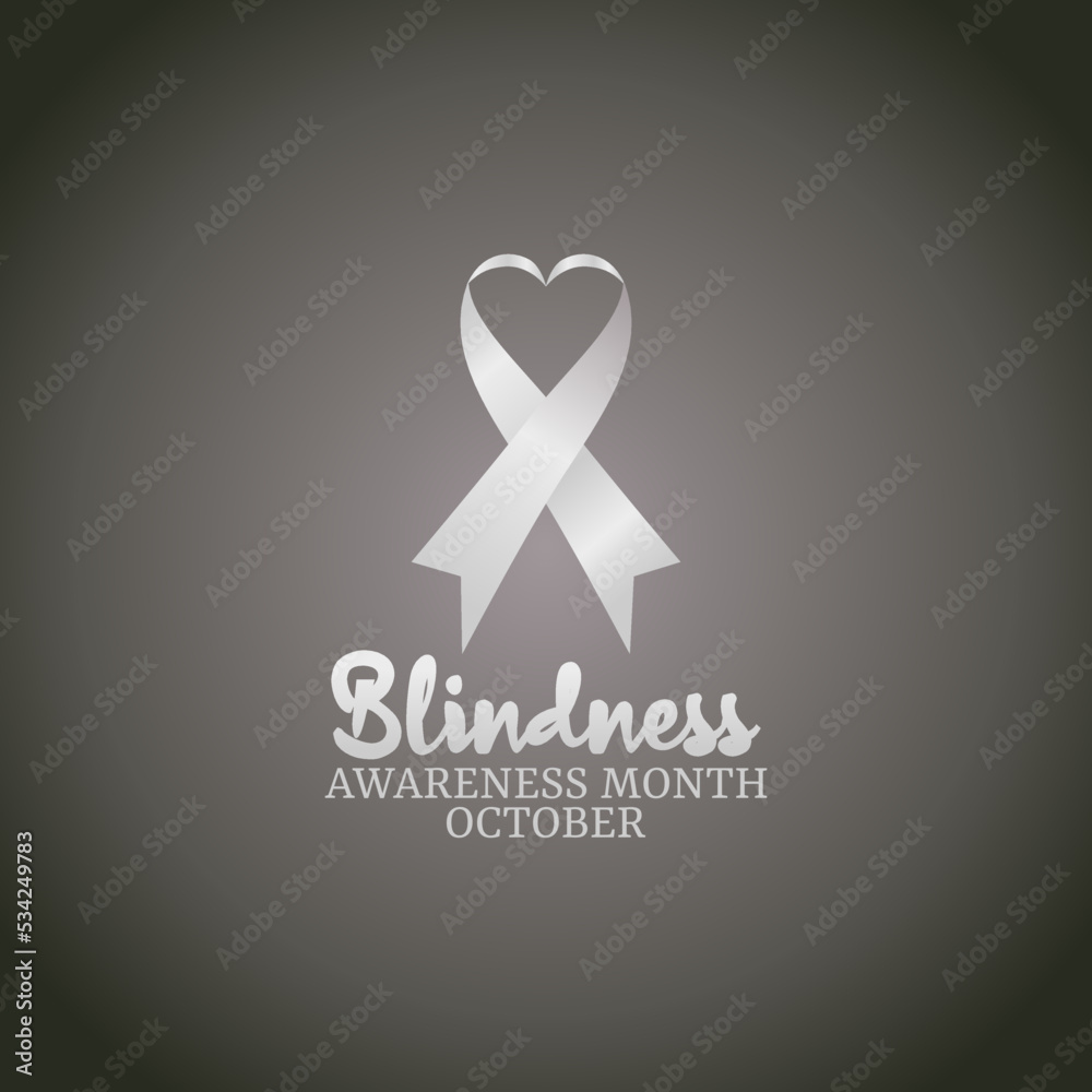 vector graphic of blindness awareness month good for blindness ...