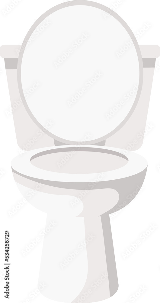 Cartoon illustration object toilet Stock Illustration | Adobe Stock