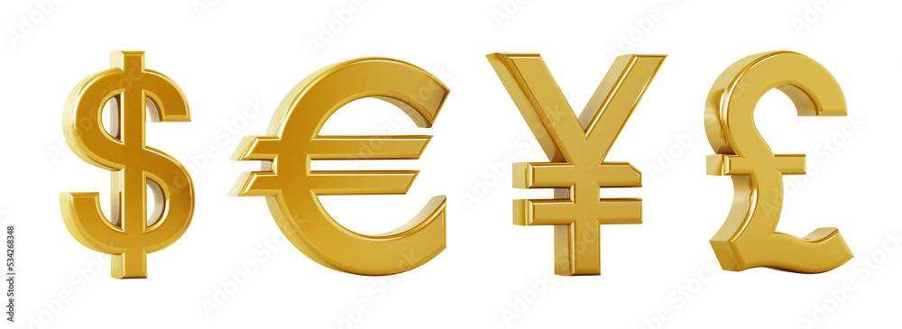 Currency symbols on transparent background Stock Illustration | Adobe Stock