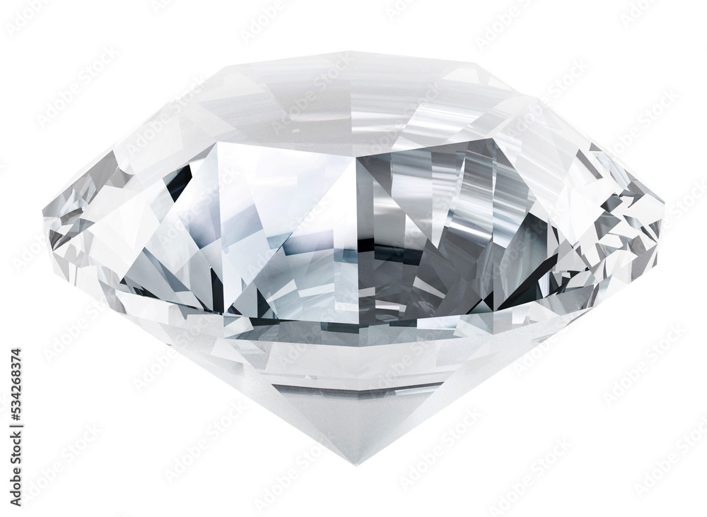 Diamond on transparent background Stock Illustration | Adobe Stock