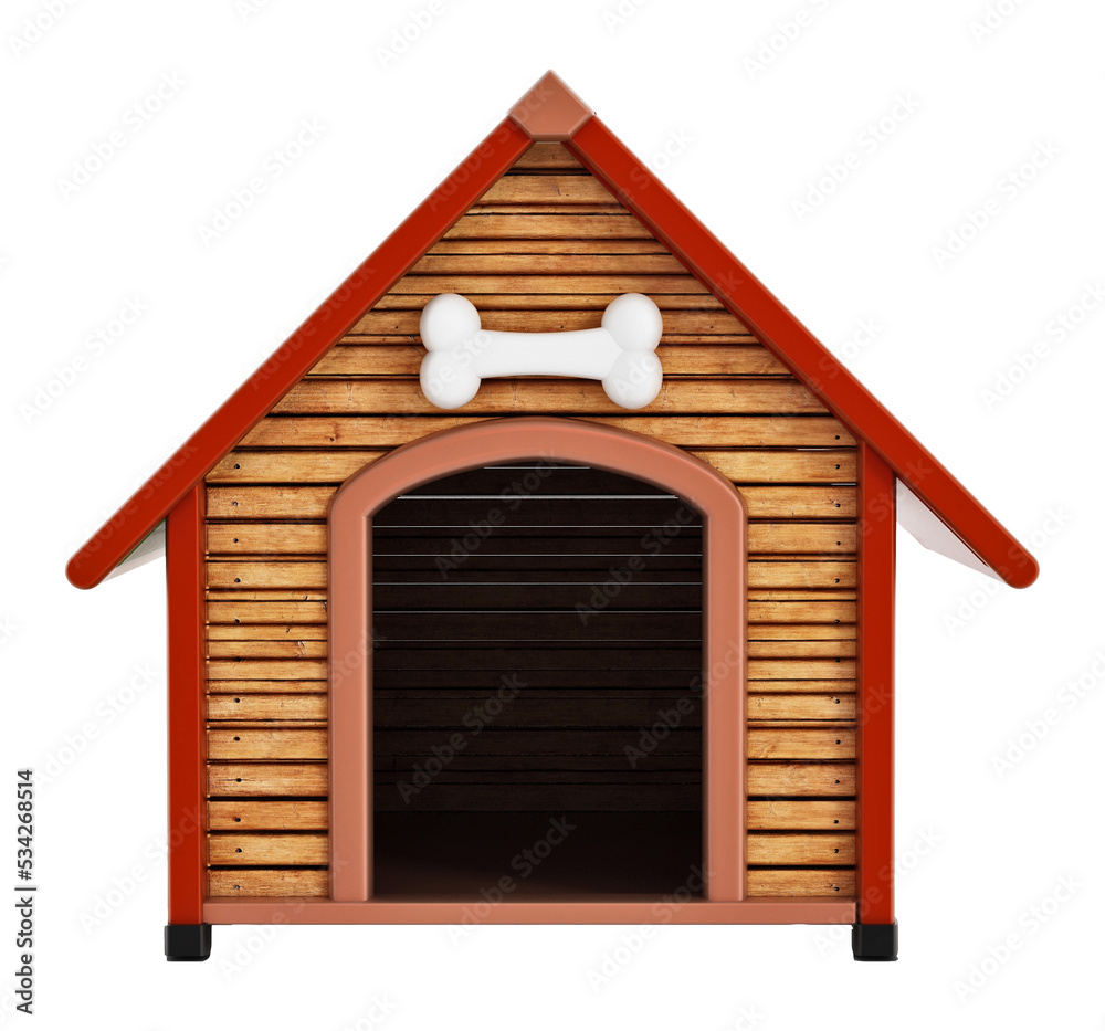 Dog kennel on transparent background Stock Illustration | Adobe Stock