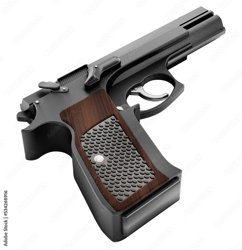 Isolated gun on transparent background Stock Illustration | Adobe Stock