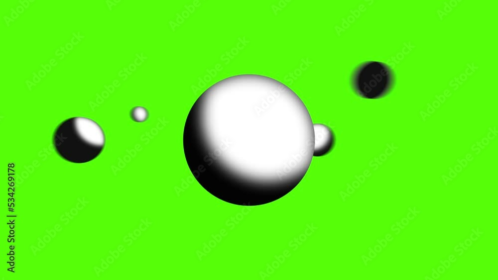 Vídeo do Stock: 4k Planets rotation Green Screen, planets in Space ...