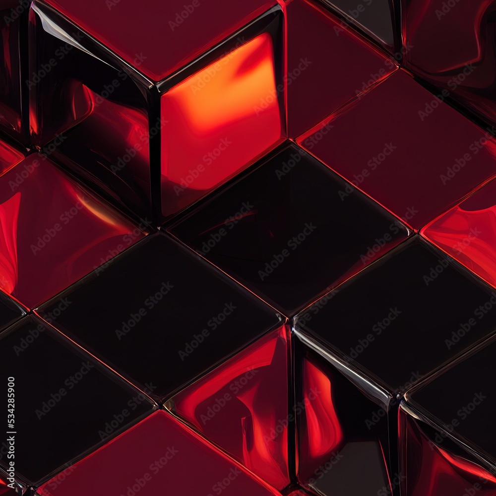 Ruby crystal texture tiles. Magic seamless pattern with colorful shiny ...