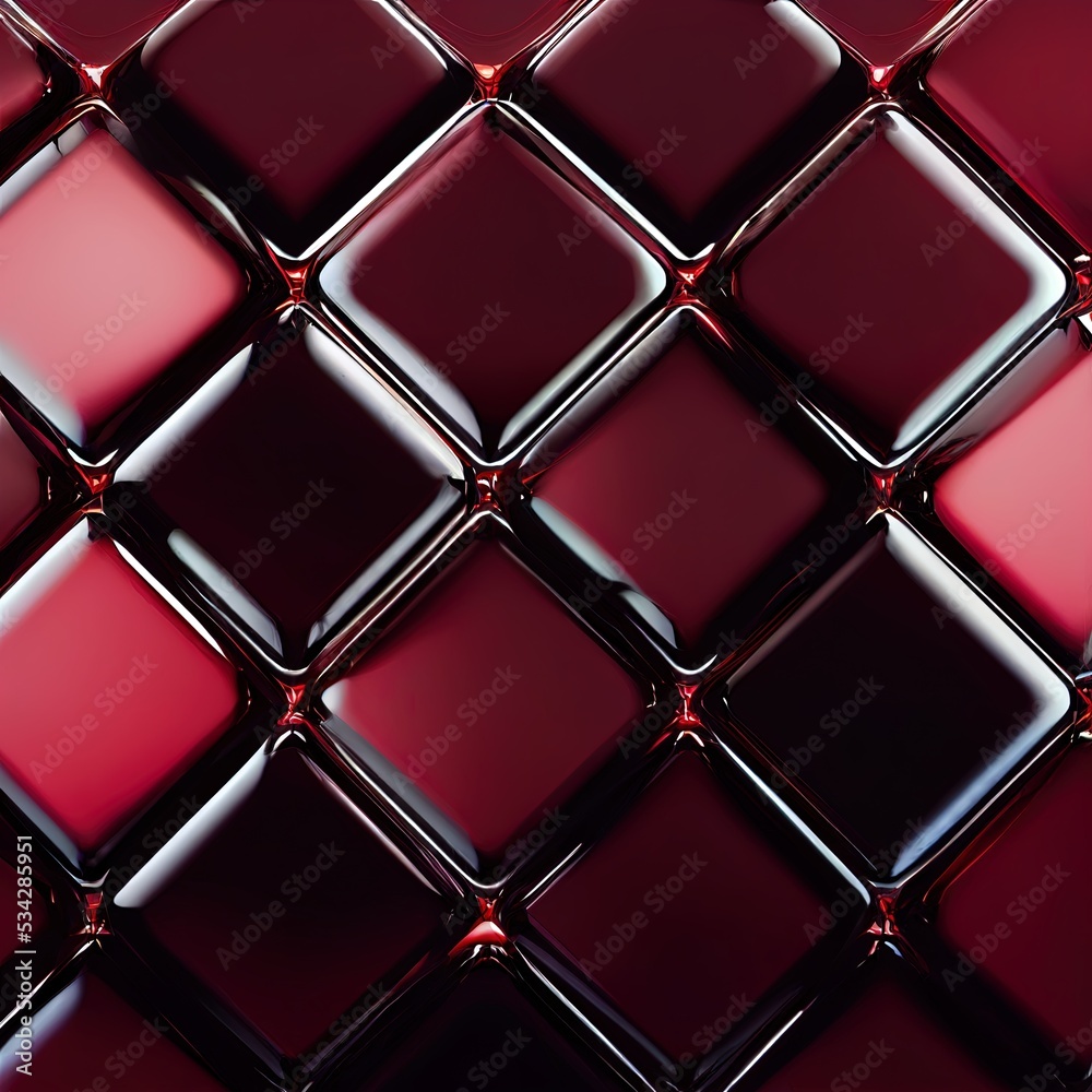 Ruby crystal texture tiles. Magic seamless pattern with colorful shiny ...