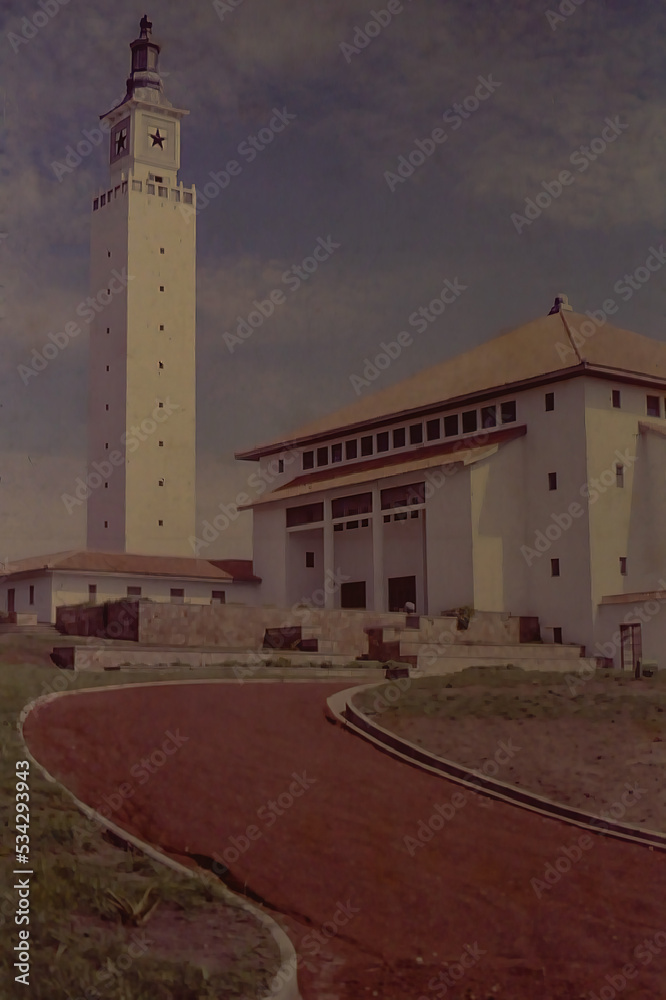 The University of Ghana, Legon Campus in Accra c.1959 Stock Photo ...