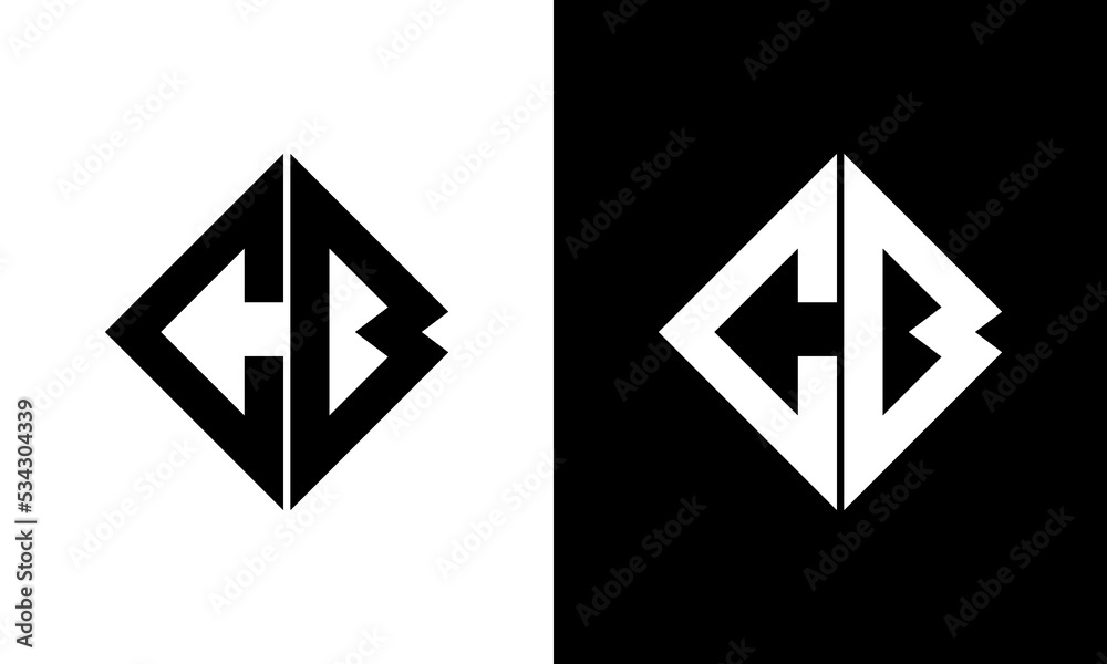 letter cb logo design Stock Vector | Adobe Stock