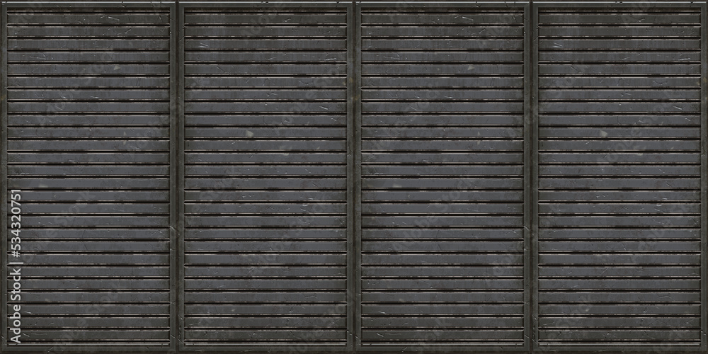 Seamless horizontal slats metal floor plate background texture ...