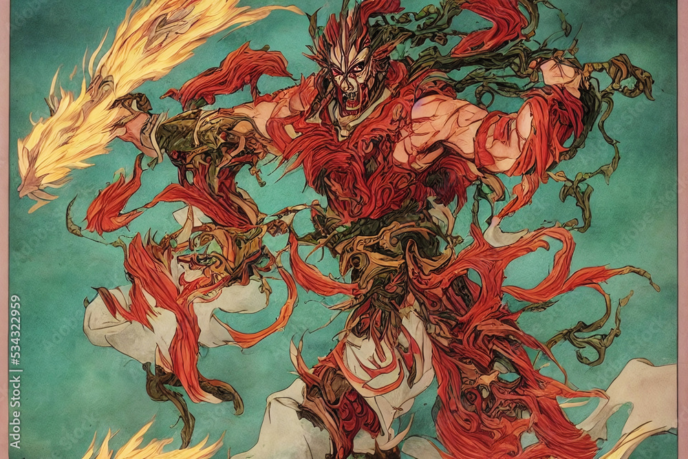 Japanese Wind God Fujin