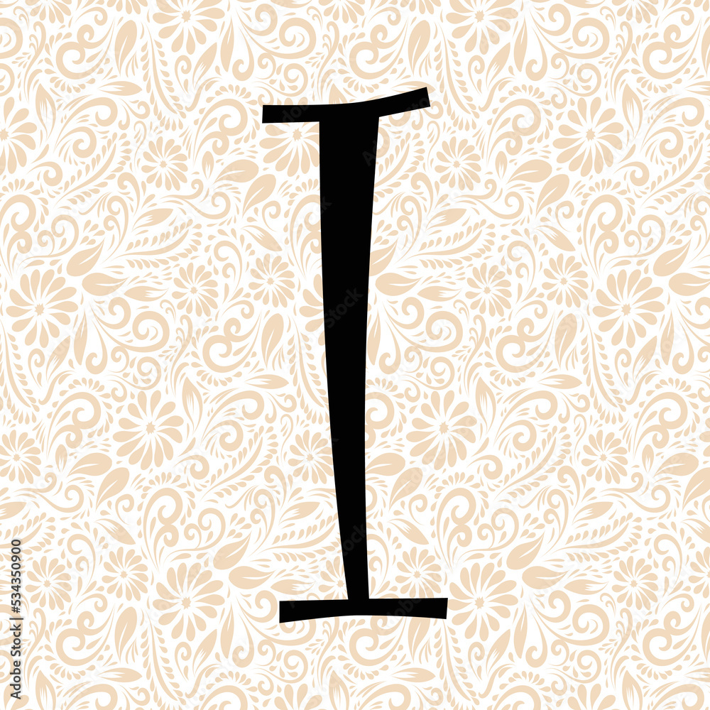 Curlz Alphabet I UPPER , Black alphabet vector, alphabet vector ...