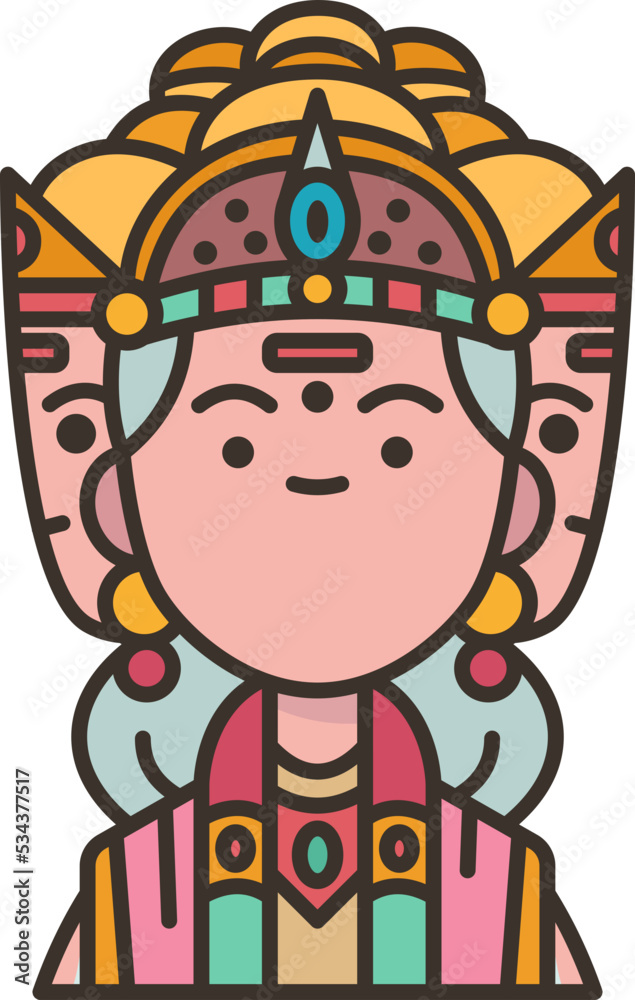 brahma icon Stock Vector | Adobe Stock