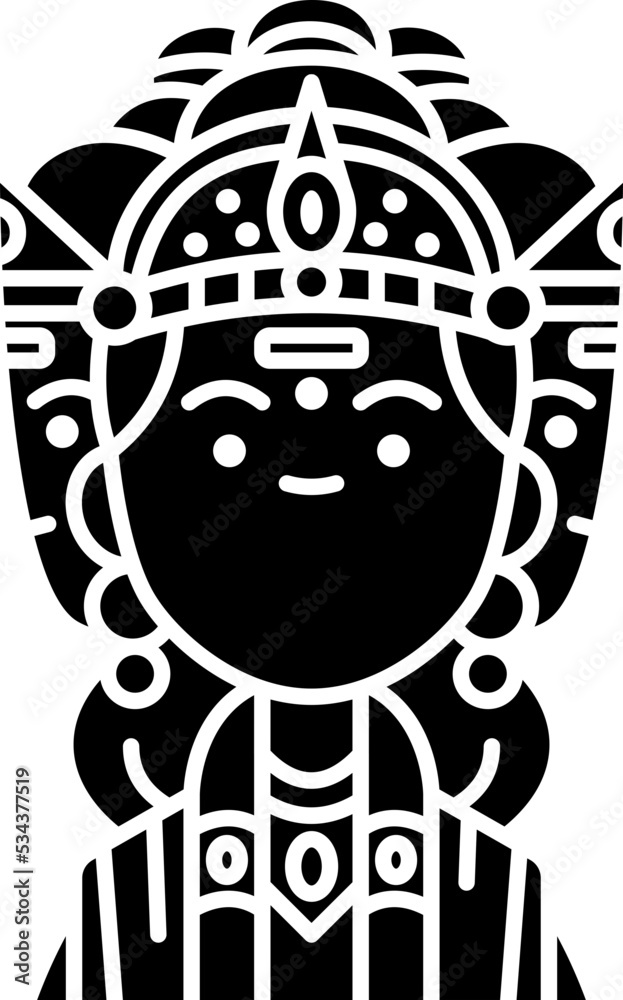 brahma icon Stock Vector | Adobe Stock