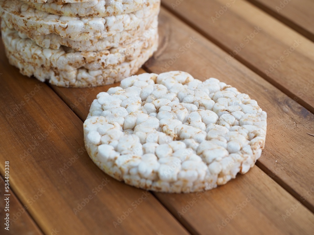 한국음식 현미 뻥튀기 Stock Photo | Adobe Stock