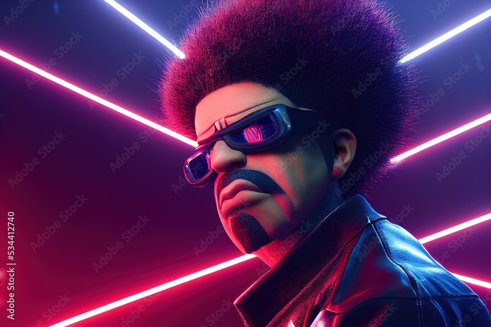 Hip-Hop Urban Black Man - this is a completely original computer ...