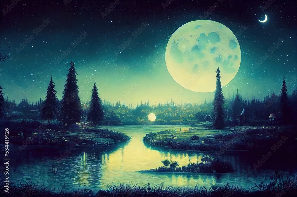 Lake Forest Night