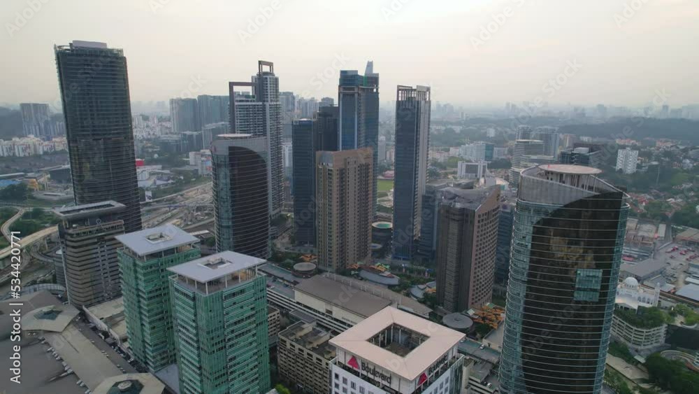 A panoramic shot of Mid valley area in Kuala Lumpur, Malaysia. High ...