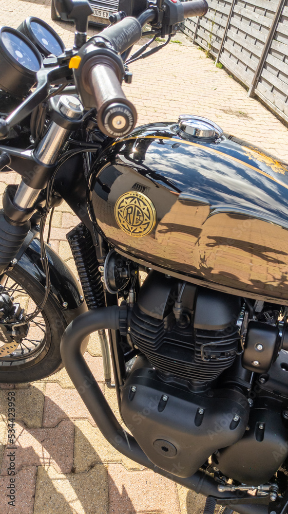 Royal Enfield 650 twin logo brand and text sign interceptor 120 th ...