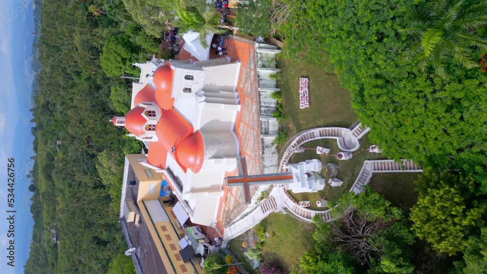 Nuestra Señora de las Mercedes sanctuary, Santo Cerro. La Vega in ...