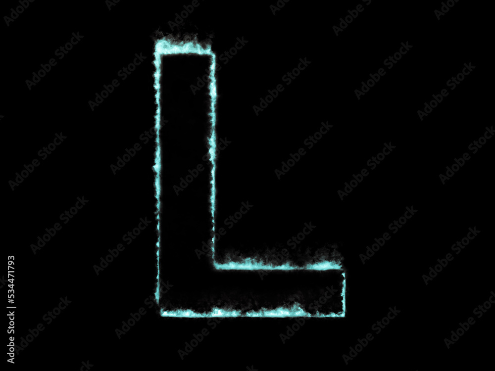 L Letter In Fire