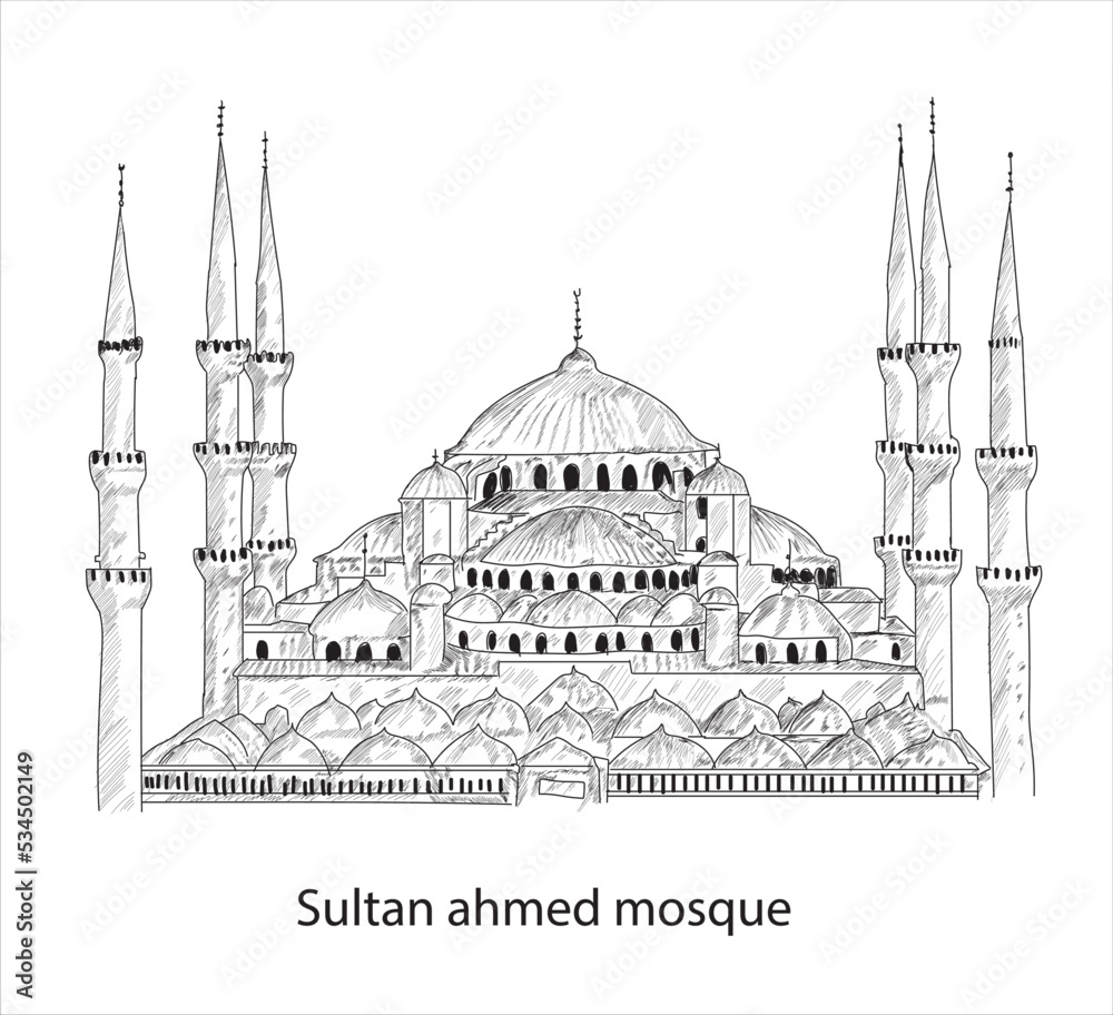 Mosque Drawing