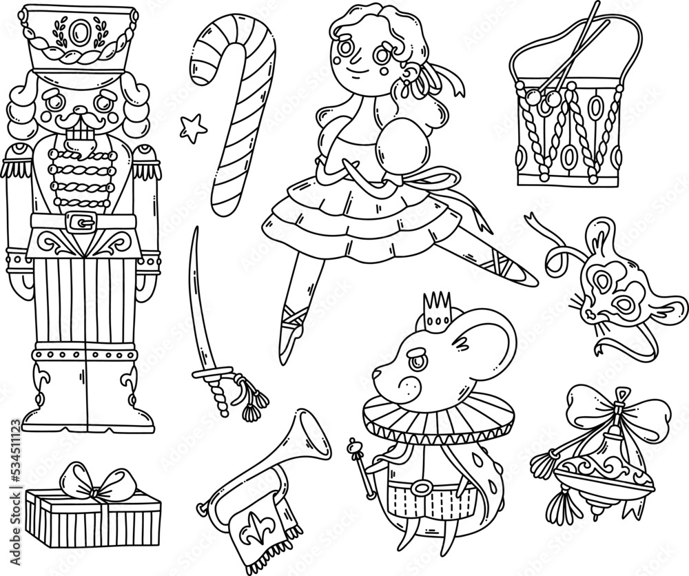 Nutcracker Ballet Coloring Pages